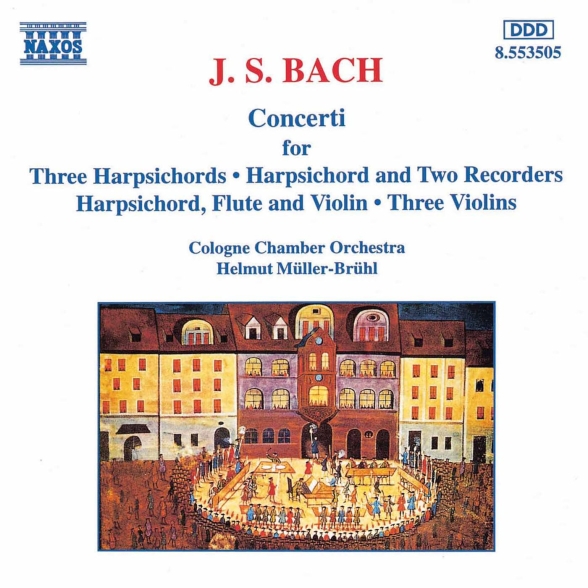 Bach, J.S.: Concertos for Harpsichords, Recorders and Violins - CD | Opus3a