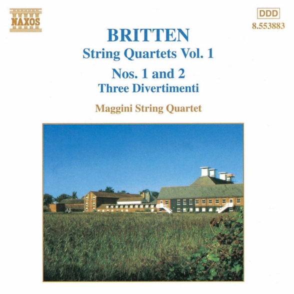 Britten: String Quartets Nos. 1 and 2 / Three Divertimenti - CD | Opus3a