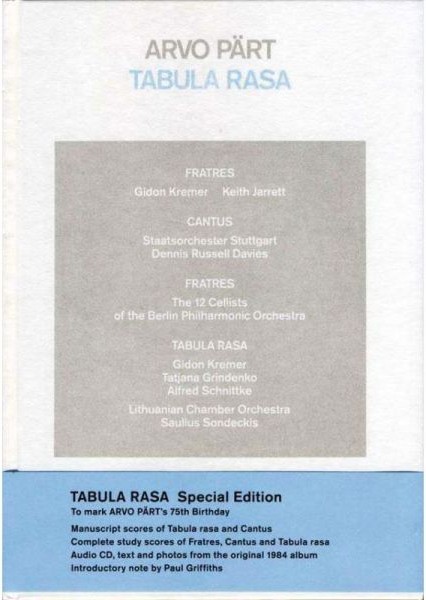 Arvo Part: Tabula Rasa (Special Edition) - CD | Opus3a