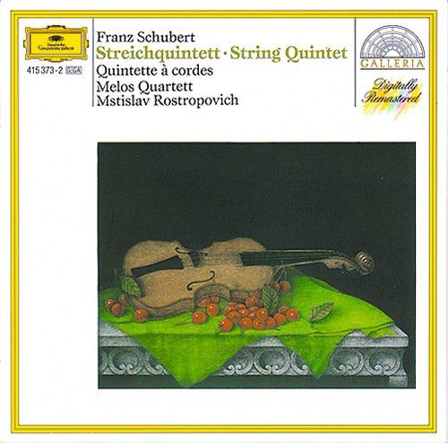 Melos Quartett, Mstislav Rostropovich: Schubert: String Quintet - CD | Opus3a