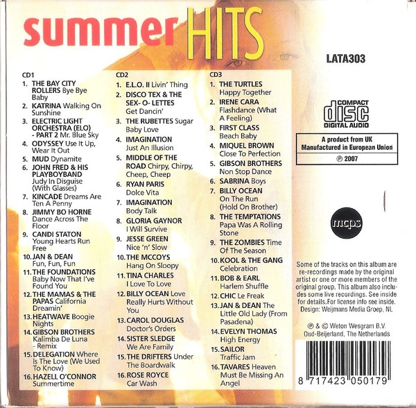 Çeşitli Sanatçılar: Summer Hits - CD | Opus3a