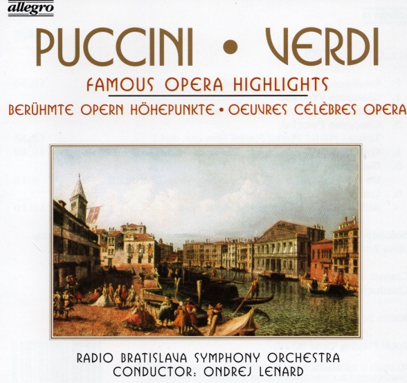 Puccini, Verdi: Famous Opera Highlights - CD | Opus3a