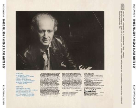 Mose Allison: Middle Class White Boy - CD | Opus3a