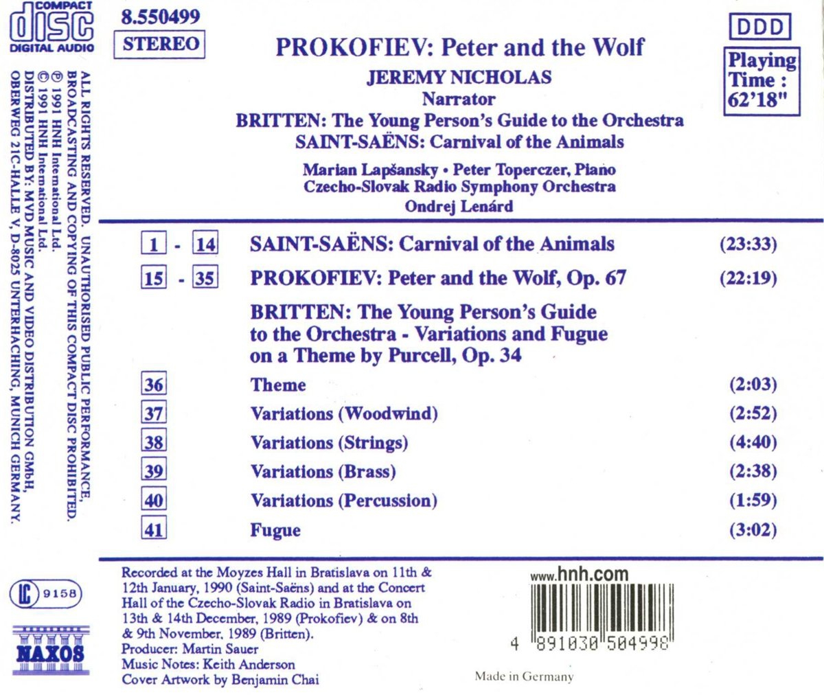 Jeremy Nicholas, Sergey Sergeyevich Prokofiev, Benjamin Britten ...