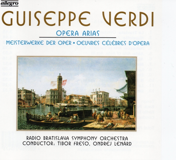 Verdi: Opera Arias - CD | Opus3a